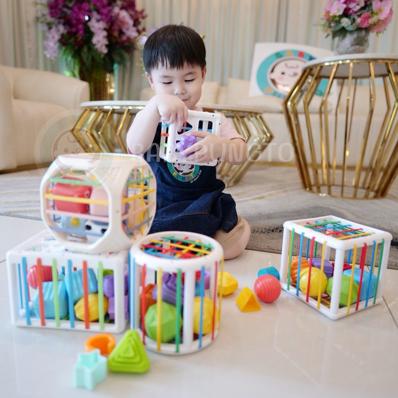 Shape Sorting Box บล็อคหยอดรูปทรงต่างๆ ของเล่นเสริมพัฒนาการสำหรับเด็ก ...