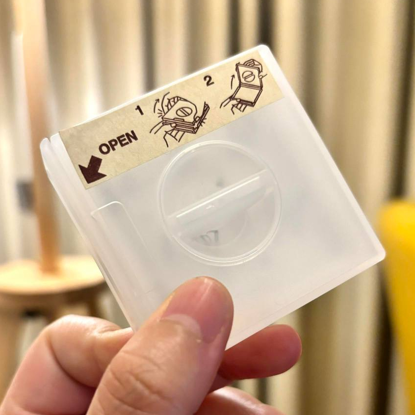 MUJI⚡️ ตลับเก็บสายชาร์จ พร้อมฐานตั้งมือถือ PP Cable Case with stand ...