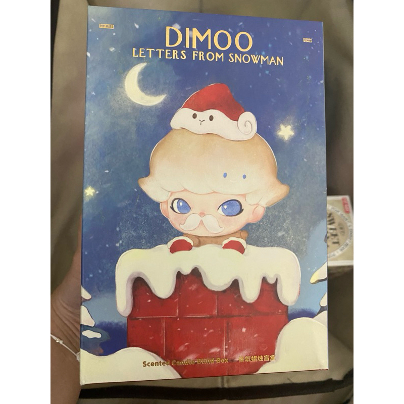 Popmart Dimoo letters from snowman_candles | Shopee Thailand