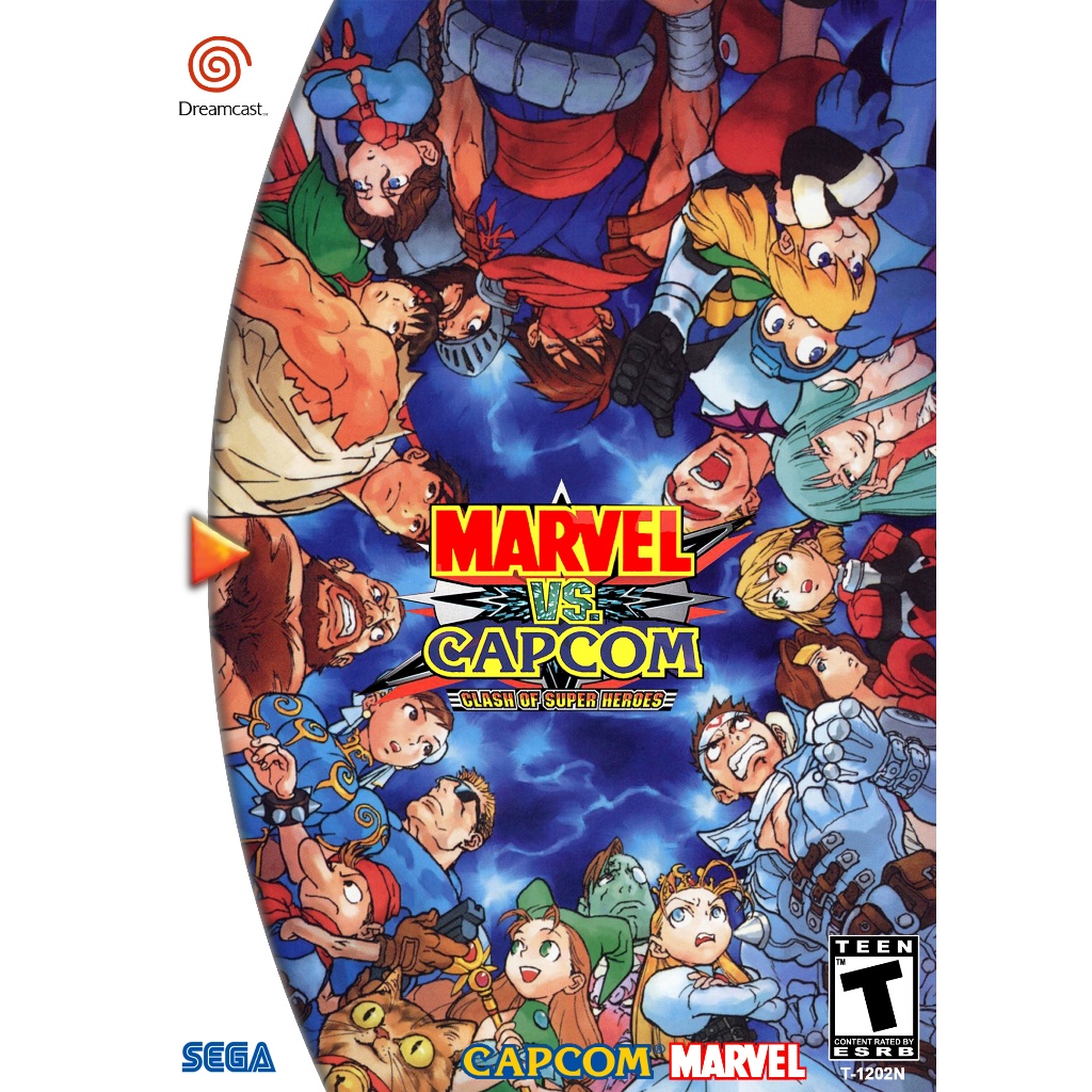 DreamCast - Marvel vs Capcom 1 + 2 + Special Collection Game for ...