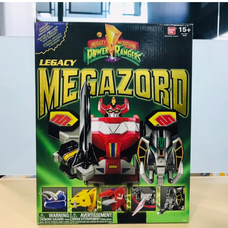 Bandai Legacy Mighty Morphin Power Rangers Megazord (สติ๊กเกอร์แปะแล้ว ...