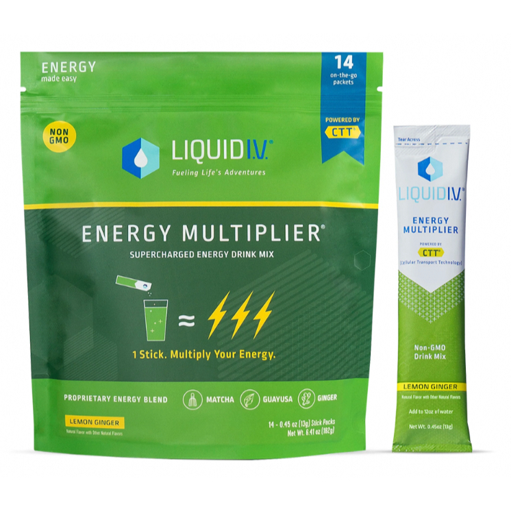 Liquid IV Hydration Energy Multiplier (14 pcs) | Shopee Thailand