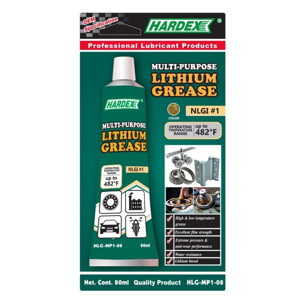 HARDEX MULTI-PURPOSE จาระบีลิเธียมและน้ำมันที่มีคุณสมบัติป้องกันสนิม ...