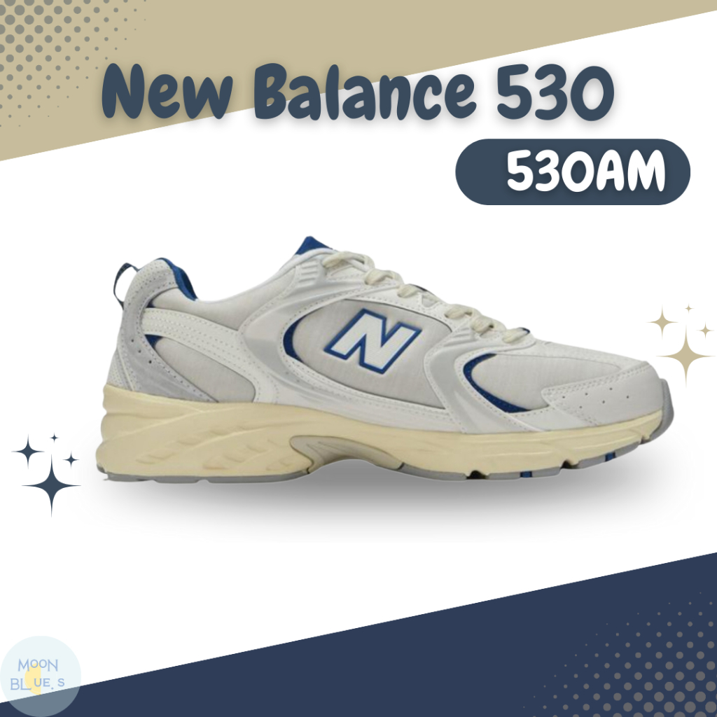 New Balance 530 AM สีขาว MR530AM น้ำหนักเบา ใส่สบายมาก ของแท้แน่นอน100% ...
