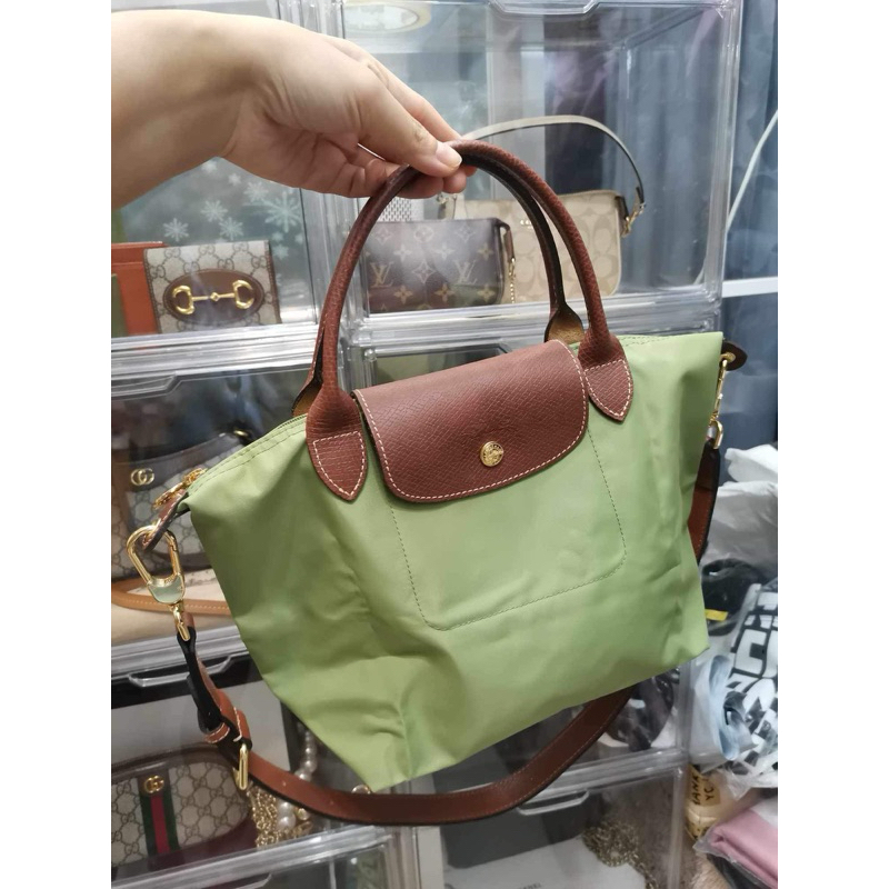 Longchamp Set S short พร้อมสาย shoulder 75 cm (เลือกสีด้านใน) | Shopee Thailand