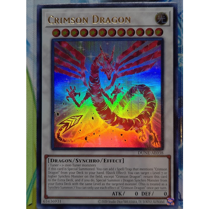 DUNE-AE038 "Crimson Dragon" - Ultra Rare | Shopee Thailand