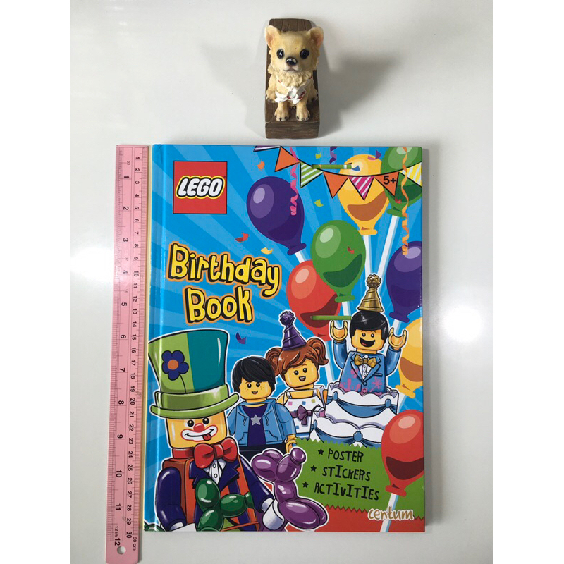 Lego Birthday Book (Poster & Stickers) หนังสือภาษาอังกฤษมือสองปกแข็ง ...