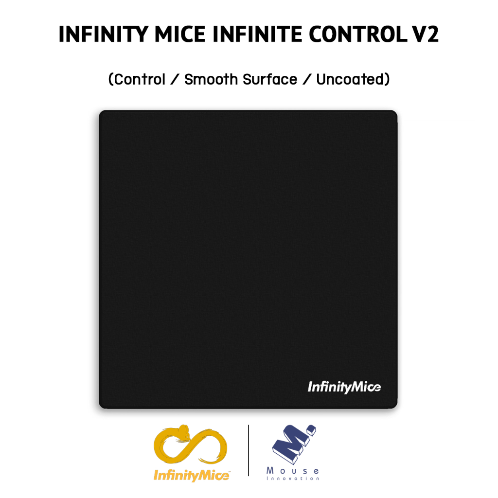 แผ่นรองเมาส์ Infinity Mice รุ่น Infinite Control V2 (Uncoated) | Shopee ...