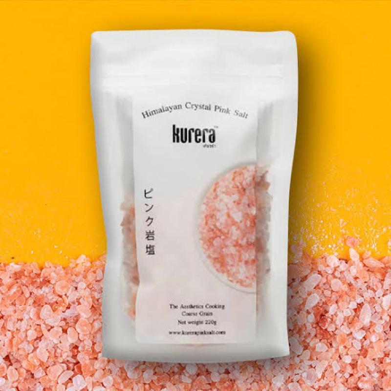 Kurera Himalayan salt fine grain 220g. เกลือหิมาลายันชนิดเกล็ด | Shopee ...
