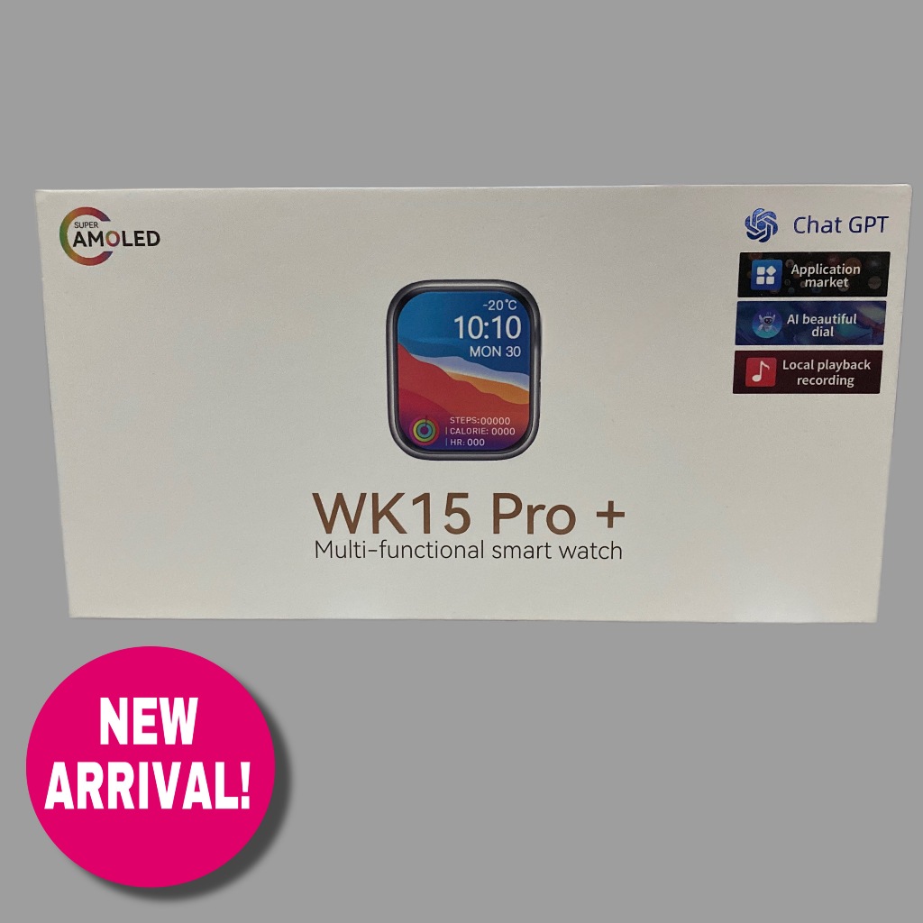 WK15Pro+ จอ AMOLED ขนาด45 mm ตัวเรือนมีล็อคสาย ได้สายรวมทั้งหมด 3 เส้น ...