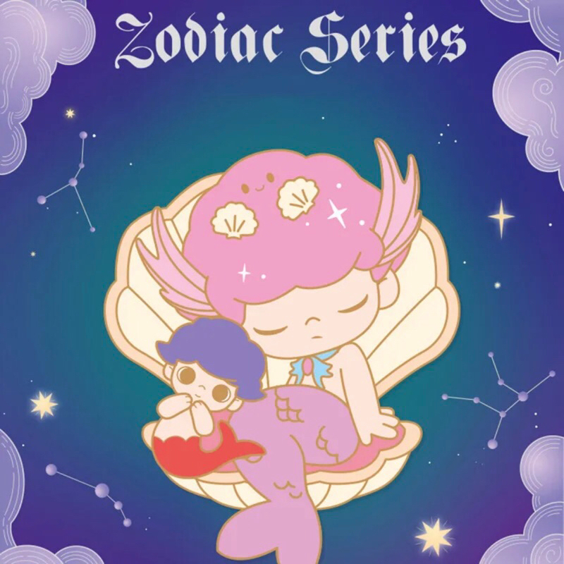 กล่องสุ่ม Popmart Dimoo zodiac series badge blind box - Pop Mart ...