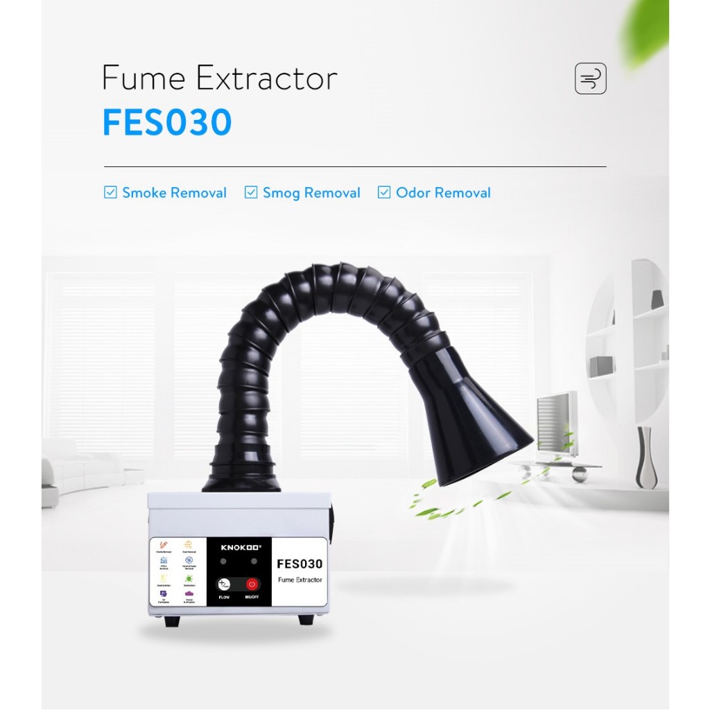 เครื่องดูดควันบัดกรี Fume Extractor KNOXKOO FES030 | Shopee Thailand