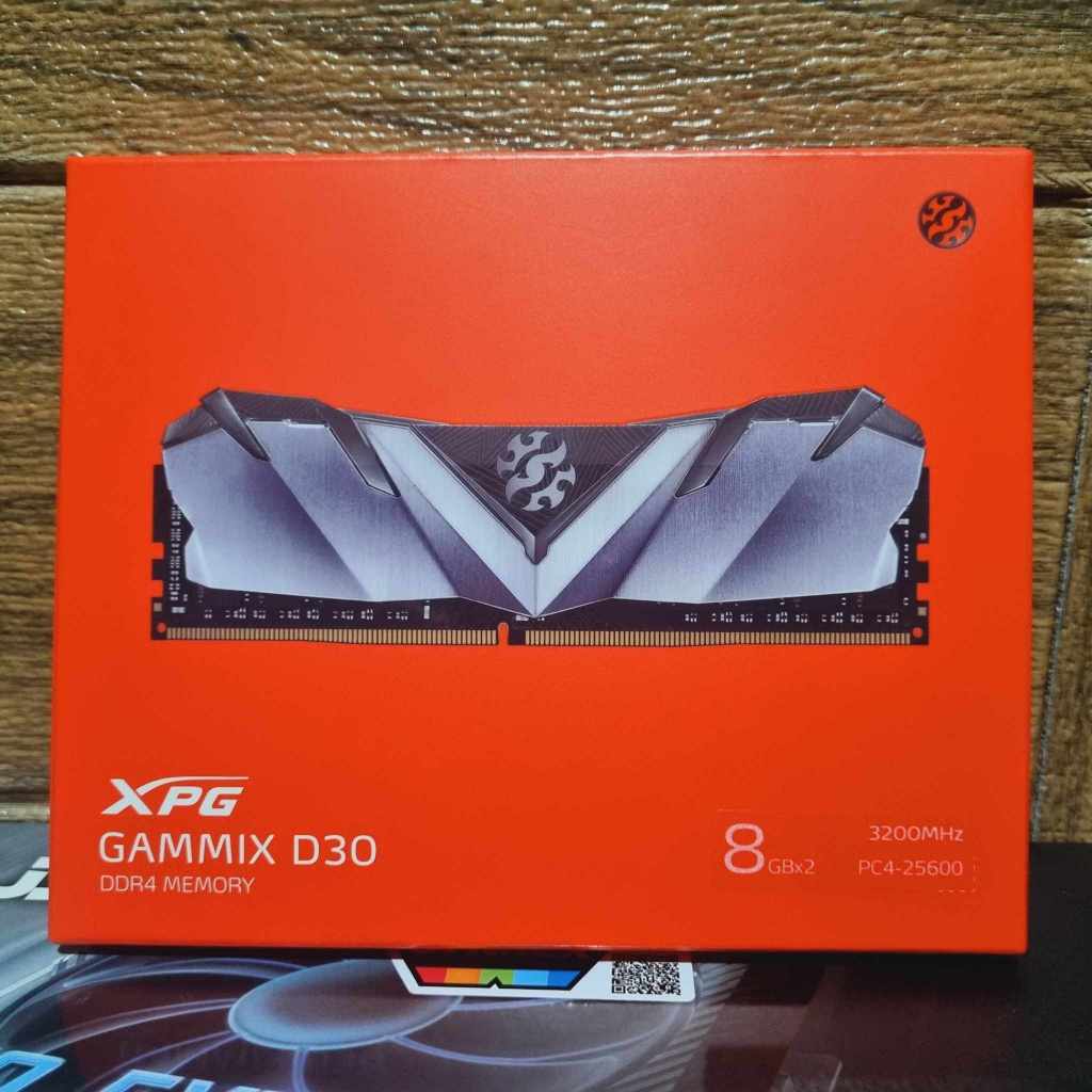 แรมพีซี RAM PC DDR4 ADATA XPG Gammix D30 16GB (2x8GB) 3200MHz CL16 มือ2 (ครบกล่อง) ประกันศูนย์ ...
