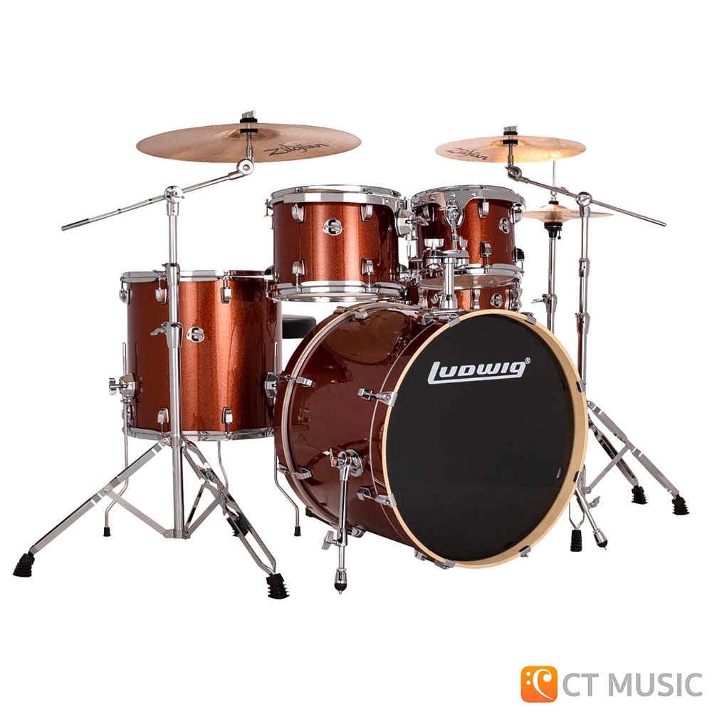 Ludwig Element Evolution 2023-2024 Model 5 pcs Shell Pack กลองชุด ...