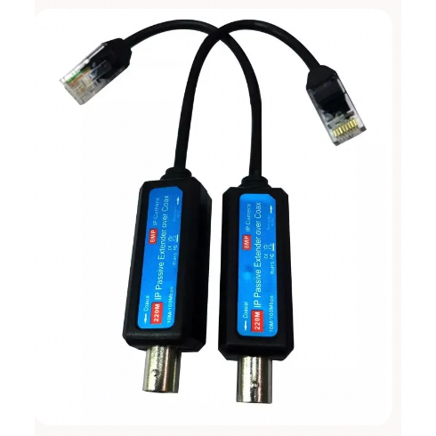 IP Passive Extender, Over Coax Coaxial ตัวแปลงสาย rg6 เป็นสาย lan ...