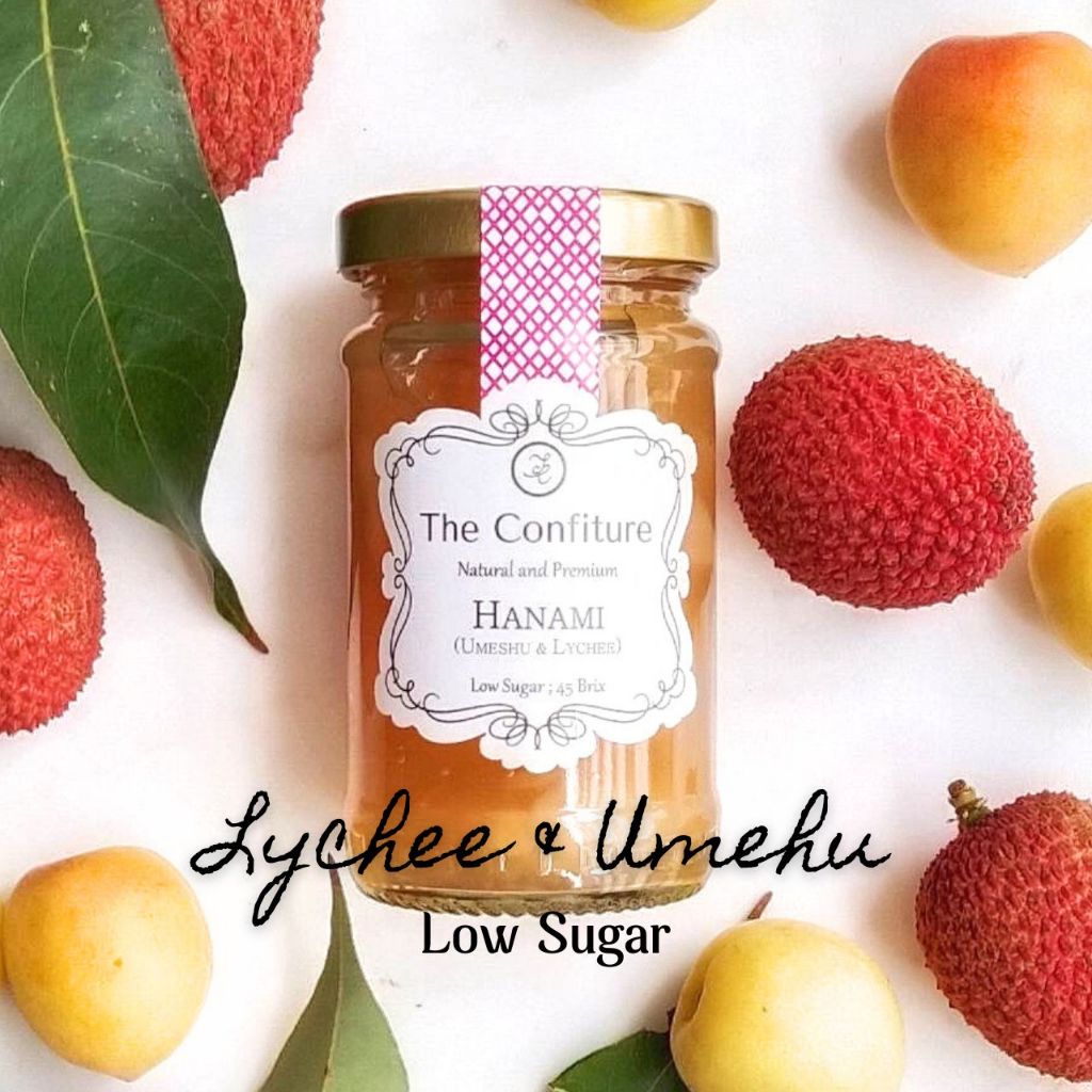 แยมลิ้นจี่ผสมอุเมะชุ Hanami (Umeshu & Lychee) 125 กรัม - The Confiture ...