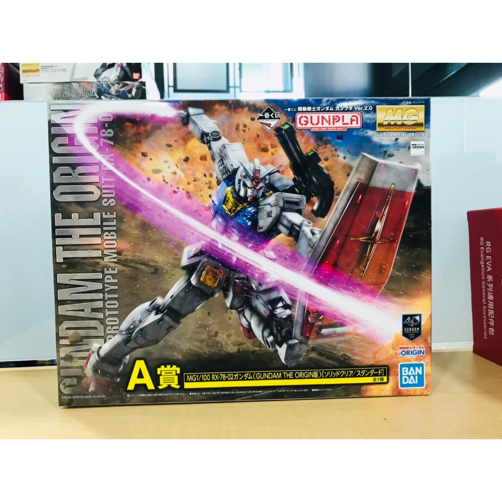 Bandai MG 1/100 Gundam The Origin E.F.S.F. Prototype Mobile Suit Rx-78 ...