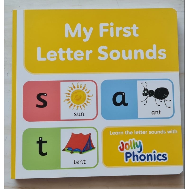 My First Letter Sounds: Jolly Phonics (board book กระดาษแข็งหนาทุกหน้า ...