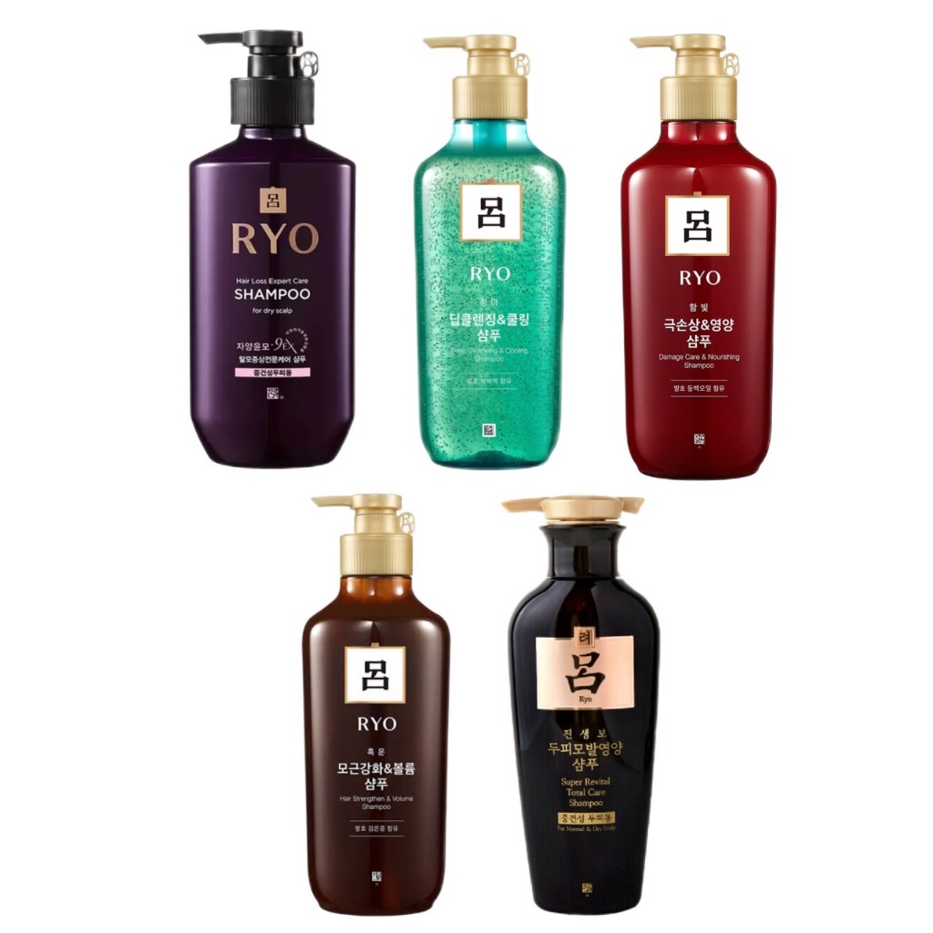 (ของแท้/รุ่นใหม่ล่าสุด/ฉลากเกาหลี) Ryo Shampoo ริยอ แชมพูเกาหลี แชมพู ...