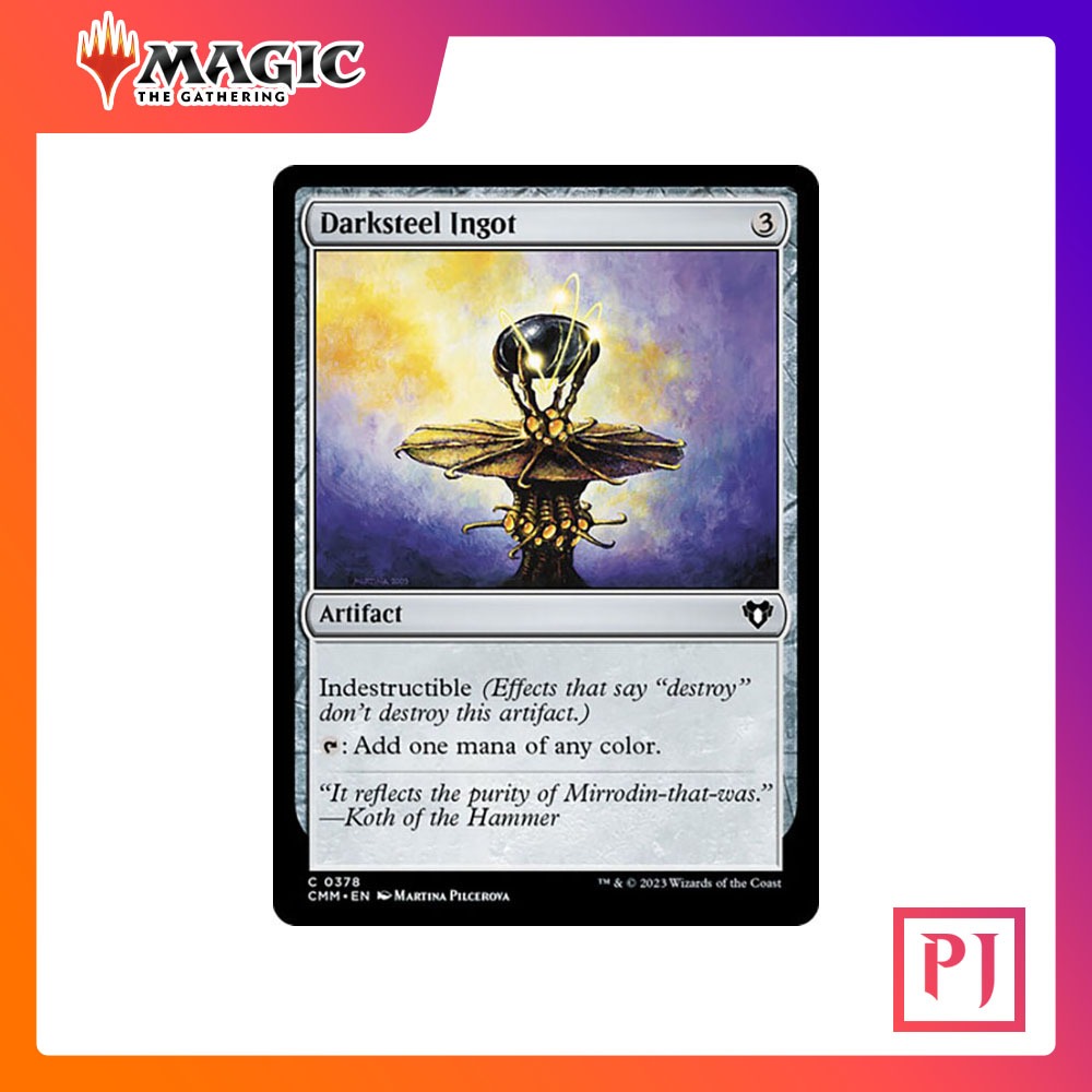 [MTG] Darksteel Ingot [CMM] [ARTIFACT] [COMMON] [NORMAL] [ENG] (การ์ดเม ...
