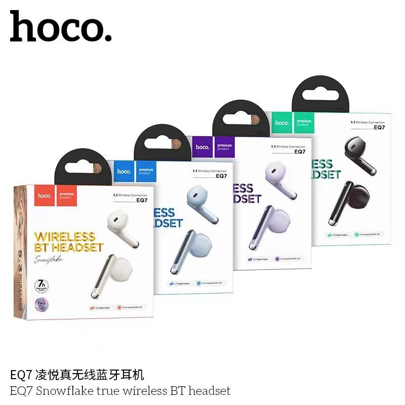 Hoco EQ7 หูฟังไร้สายเสืยงดีใหม่ร่าสุด แท้ 100% | Shopee Thailand