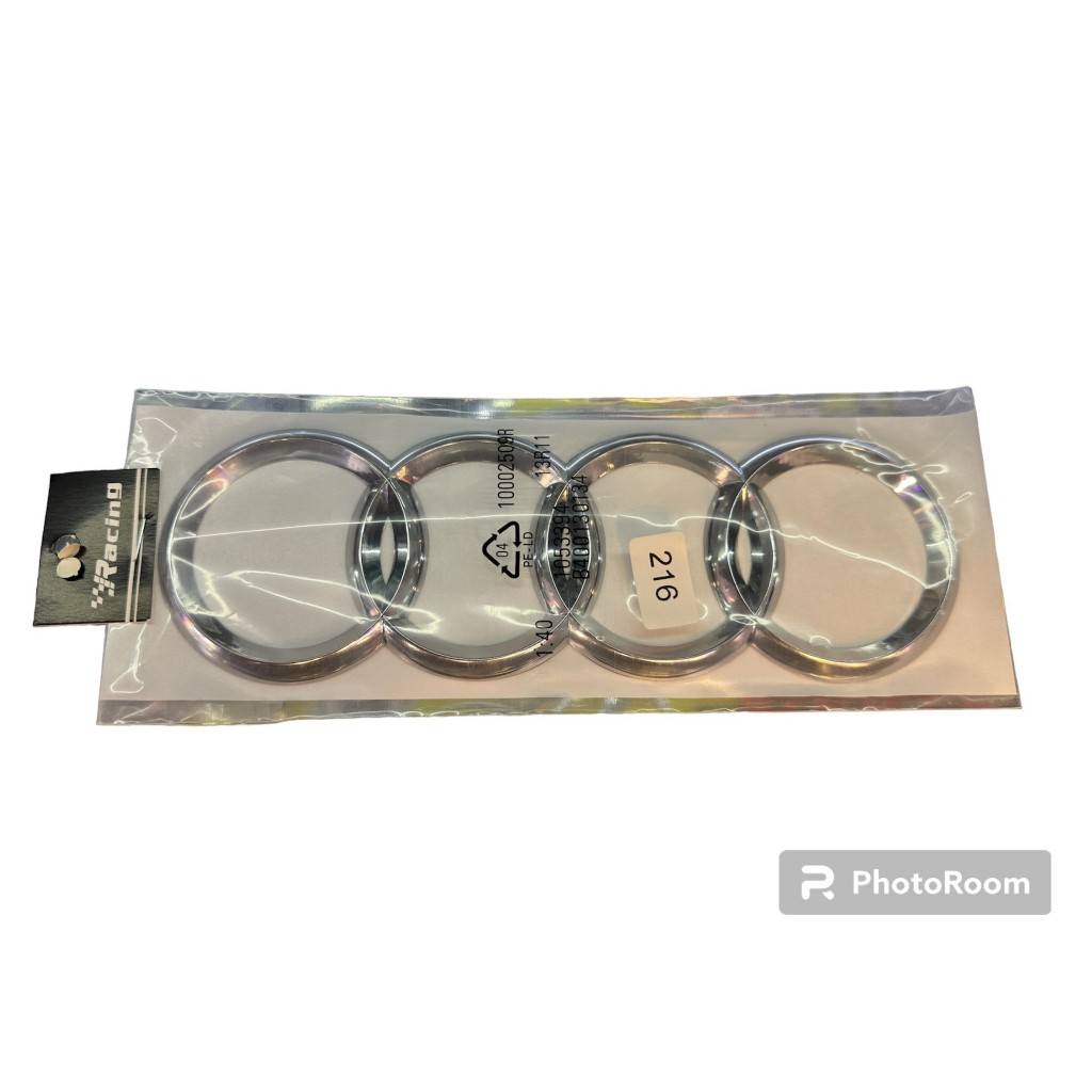 ออดี้ โลโก้ 21.4x6 เซนติเมตร Car Emblem Front Grille Badge Logo Auto ...