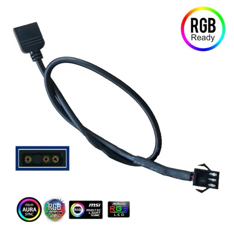 สายแปลงสายไฟ LED ARGB 5V 3 PIN TO SM3PIN | Shopee Thailand