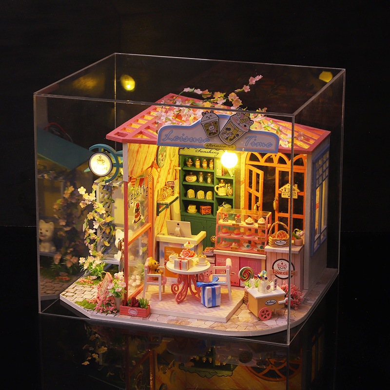 (พร้อมส่ง)+ฝาครอบกันฝุ่น งานDIY รุ่นS006-Bห้องนอนดอกไม้ Flower Dream & รุ่นS005-B ร้านTea Talk ...