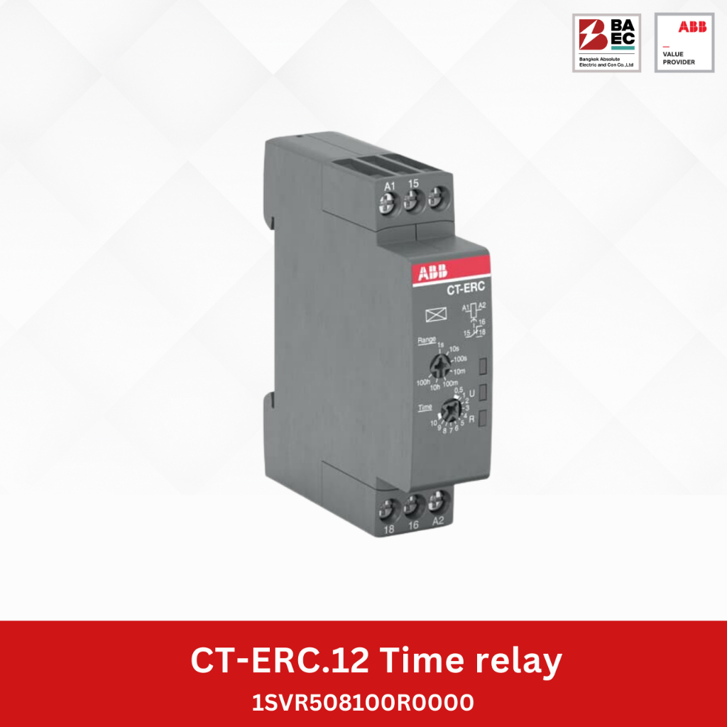 ABB ตัวตั้งเวลาอิเลคทรอนิคส์ CT-ERC.12 Electronic timers | Shopee Thailand