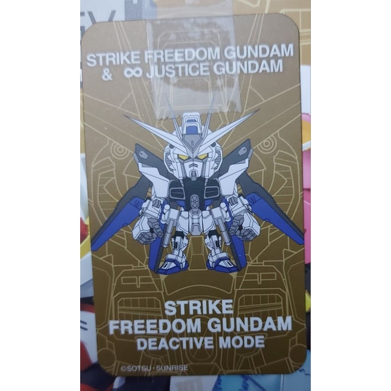 [แบบแยกตัว] กล่องสุ่ม QMSV mini Strike Freedom Gundam & Infinite ...
