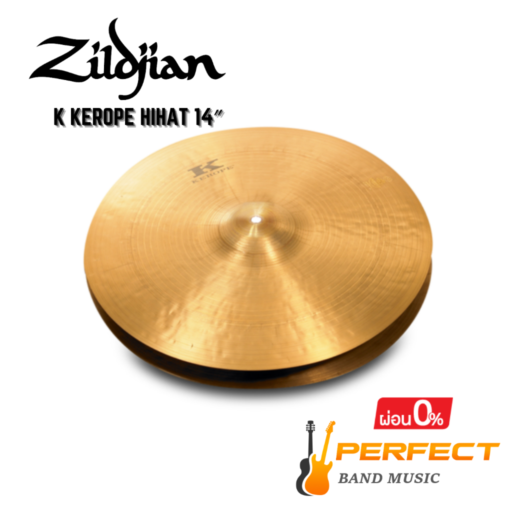ฉาบ Zildjian รุ่น K Kerope HiHat 14″ [ผ่อน 0% 10 เดือน] | Shopee Thailand