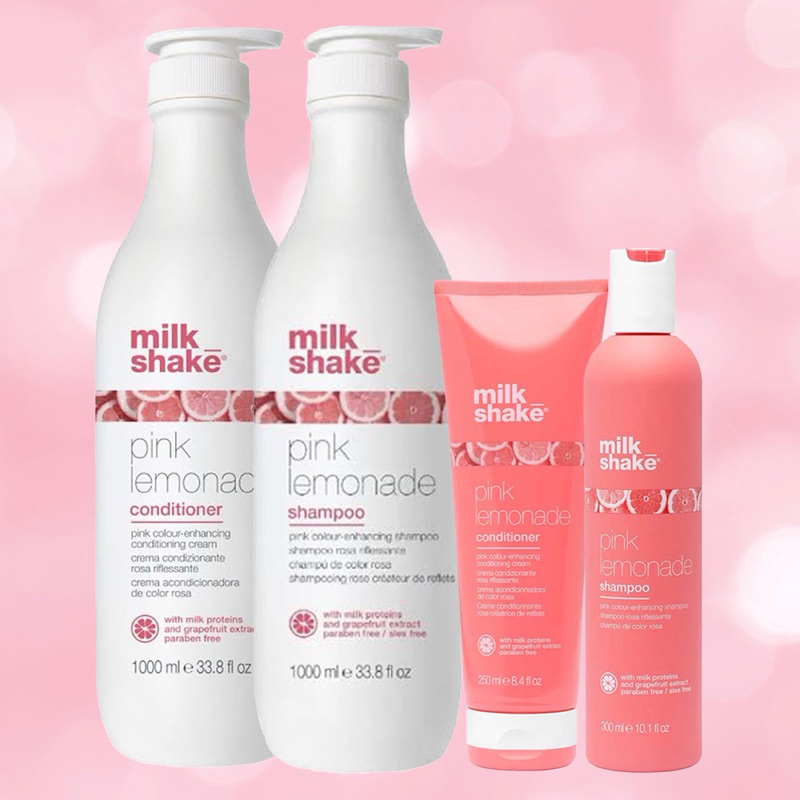 MILK SHAKE Pink Lemonade 300 1000 ML.แชมพู ครีมนวดผม สำหรับผม บลอนด์ ผม ...