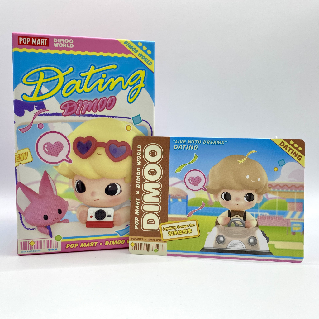 DIMOO Dating Series ดีมู่ Joyriding Bumper Car ดีมู่ รถบั๊ม POP MART x ...