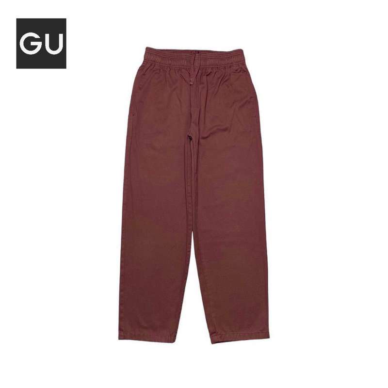 กางเกง GU CHEF’S PANTS สีน้ำตาล [มือสอง สภาพ 80%] | Shopee Thailand