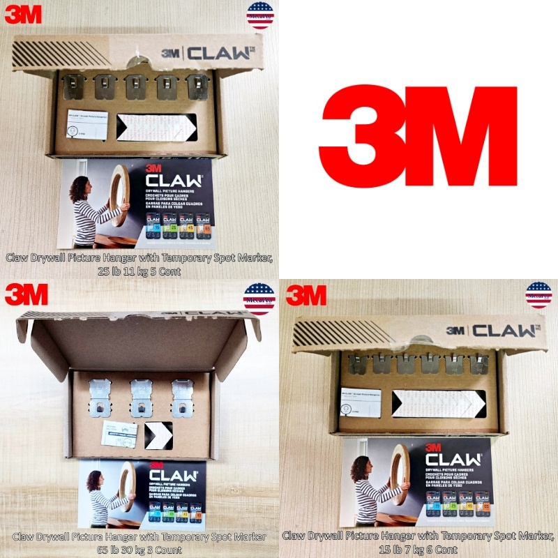 3M® Claw Drywall Picture Hanger with Temporary Spot Marker อุปกรณ์ติด ...