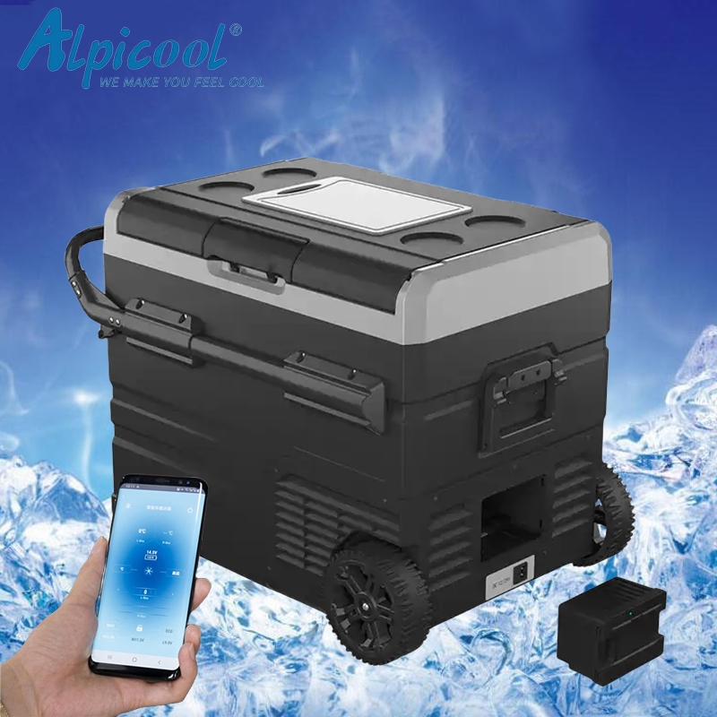 Alpicool Freezer TWW35 TWW45 TWW55 ตู้เย็นพกพาต่อAPPได้พร้อมแบตเตอรี่ ...