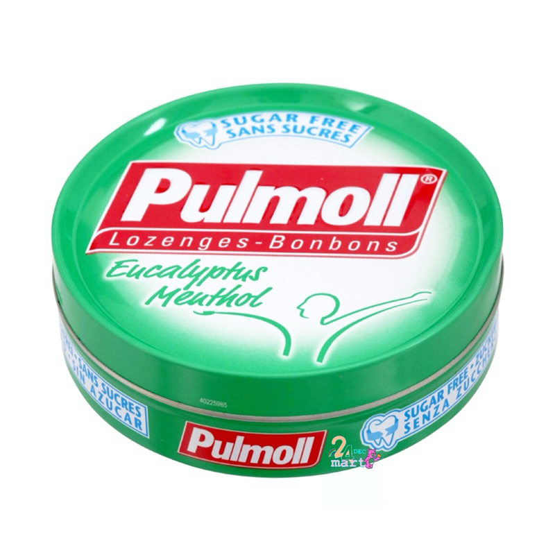Pulmoll ลูกอมไม่มีน้ำตาล 4 รส Eucalyptus Candies พูลมอลยูคาลิปตัสแคนดี้ ...