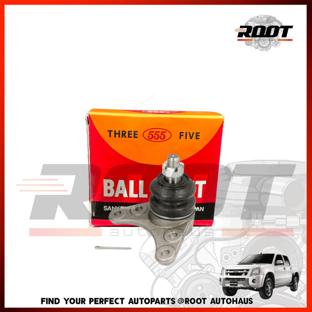 555 ลูกหมากปีกนกบน ISUZU D-MAX 02-11 ตัวเตี้ย / ALL NEW ปี 12 ขึ้นไป ...