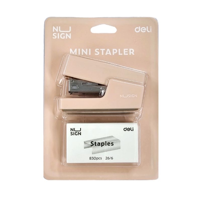 Deli ชุดเครื่องเย็บกระดาษ พร้อมลวดเย็บ No.NS083 NuSign ใช้ลวดเบอร์ 24/6 ...