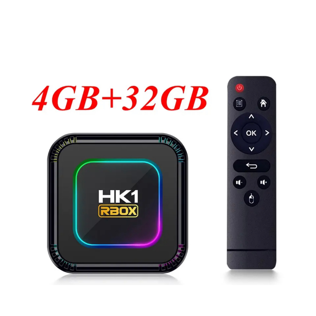 -รุ่นใหม่ปี2024- HK1 RBOX K8 Android 13 Smart TV box Rockchip RK3528 Wifi 5G Bluetooth Lan100M ...