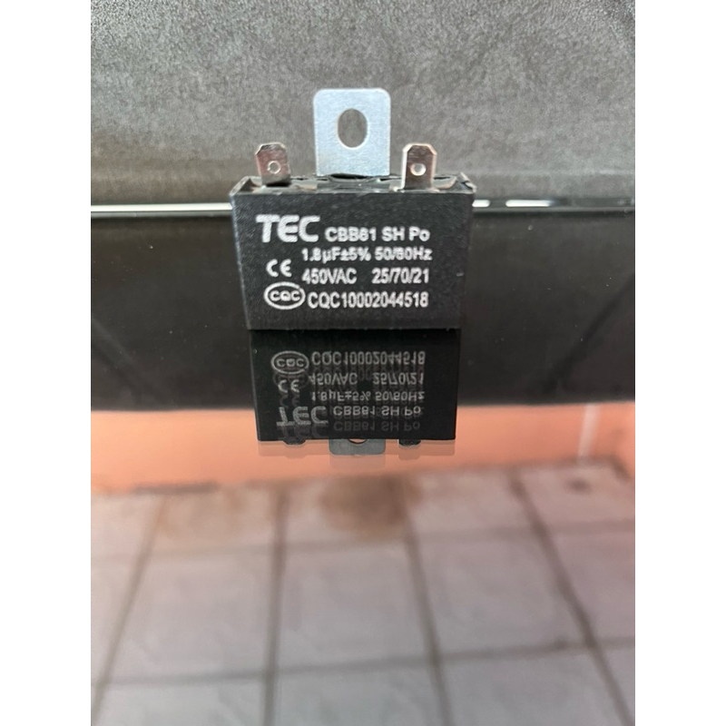 TEC คาปาซิเตอร์ Capacitor พัดลม CBB61 1.5UF 1.8UF 2UF 450V อะไหล่พัดลม แคปพัดลม | Shopee Thailand