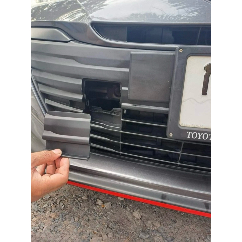 อะไหล่แท้ศูนย์ ฝาปิดรูลากรถ แผ่นปิดรูกันชน YARIS ATIV 4 ประตู 2017-2019 ...