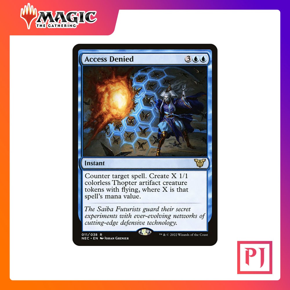 [MTG] Access Denied [NEC] [BLUE] [RARE] [NORMAL] [ENG] (การ์ดเมจิค ...