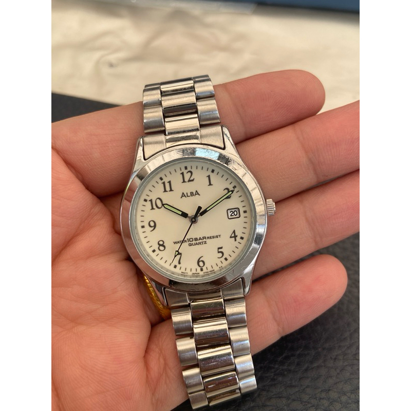 ALBA QUARTZ 10bar ของแท้ มือสอง | Shopee Thailand