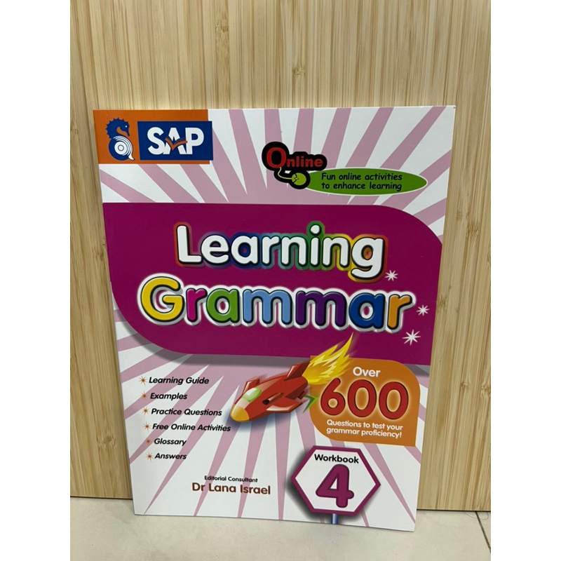 Learning Grammar Workbook primary 4 (with answers) แบบฝึกหัดไวยากรณ์ ...
