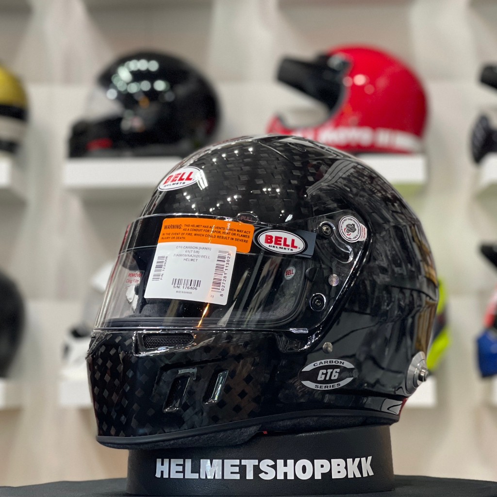 หมวกรถยนต์ BELL HELMET GT6 CARBON (HANS) | Shopee Thailand