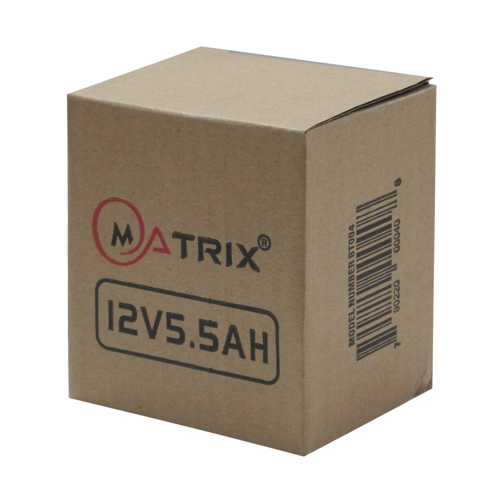 Battery Matrix 12V-5.5Ah/แบต ups/แบต matrix/ประกัน1ปี | Shopee Thailand