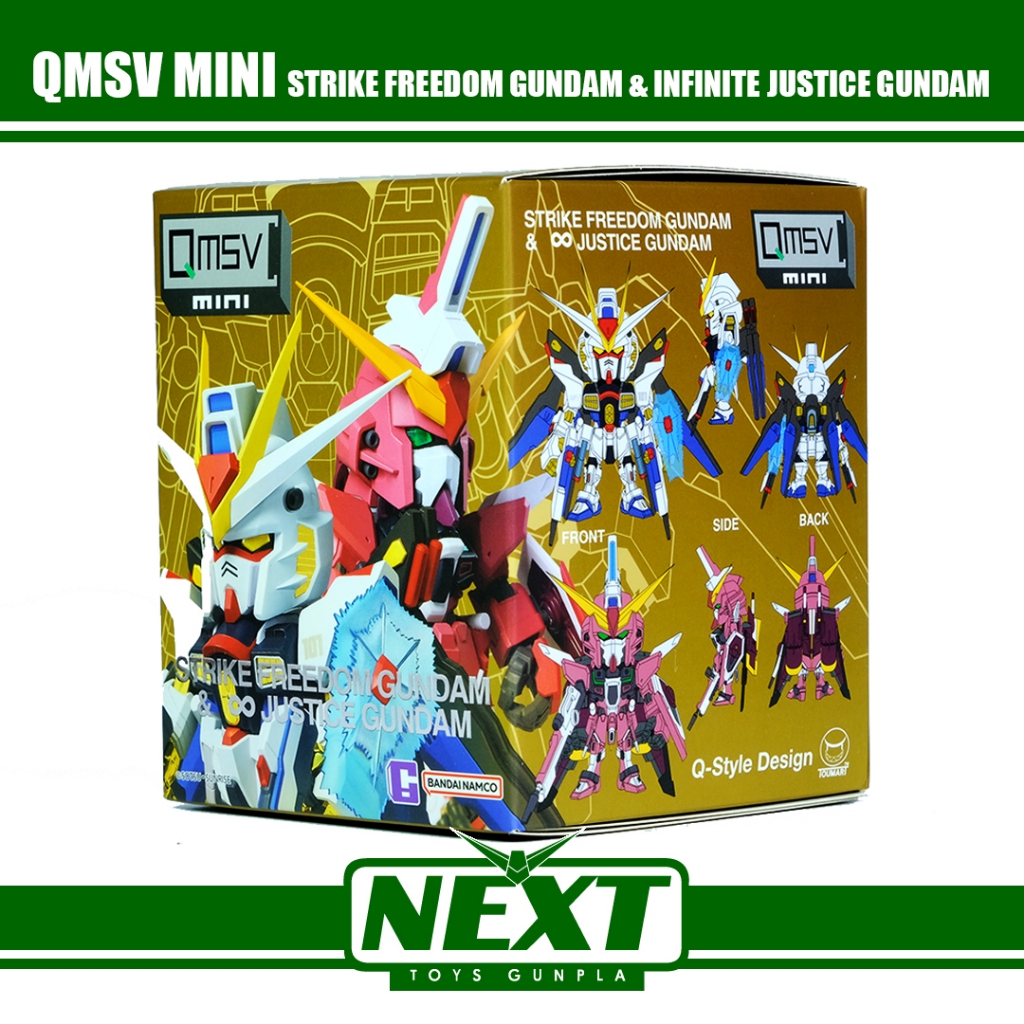 QMSV MINI STRIKE FREEDOM GUNDAM & INFINITE JUSTICE GUNDAM เลือกตัวได้ ...