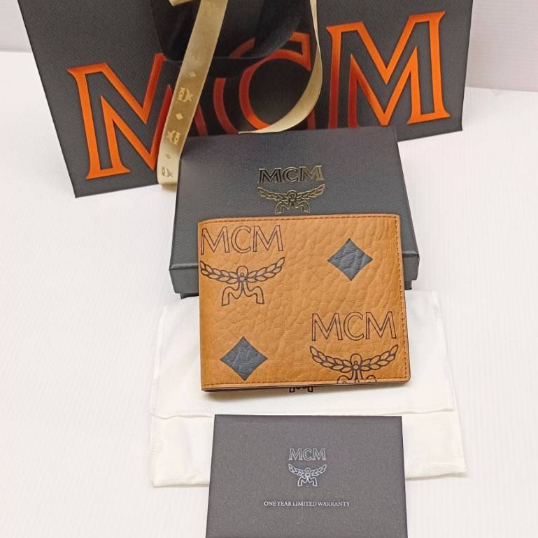 MCM Bifold Wallet กระเป๋าสตางค์ รุ่น 6 การ์ด ลายใหม่ Maxi Visetos (ช็อป ...