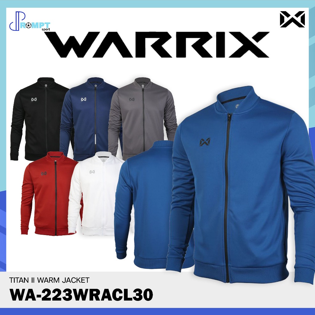 เสื้อวอร์มแขนยาว TITAN II WARM JACKET เสื้อวอร์มแขนยาววอริกซ์ WARRIX รุ่น TITAN II รหัส WA ...